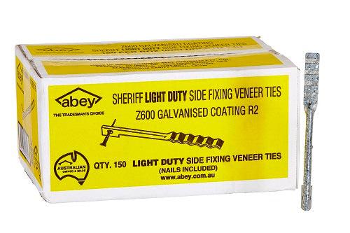 Brick Veneer Ties - Stainless & Galvanised | Steel Builders